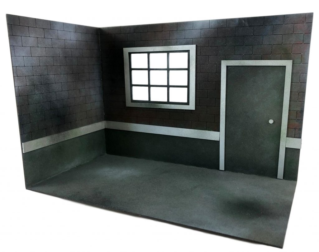 Building Scene 5″/6″/7″ Action Figure Diorama Kit Background Scenery ...
